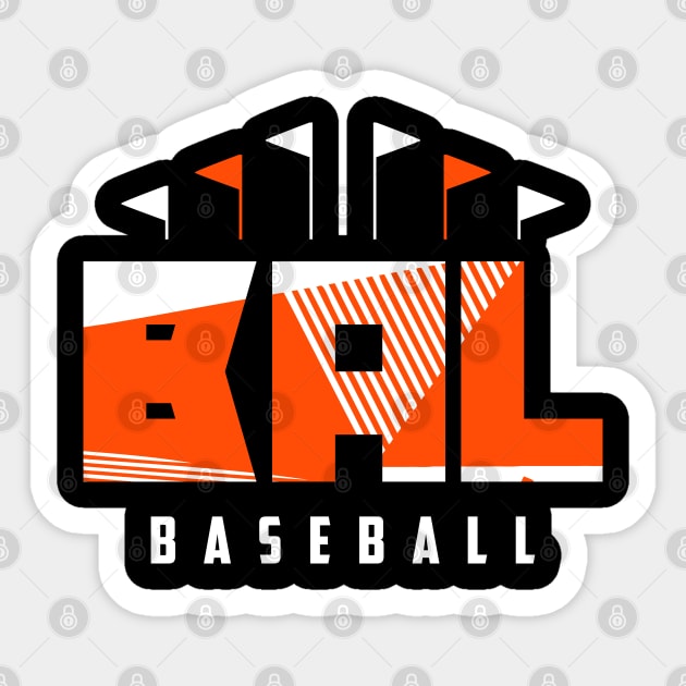BAL Baseball Ballpark - Baltimore Orioles Baseball - Sticker | TeePublic