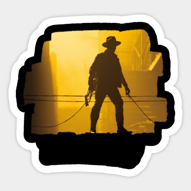 Indiana Jones and the Dial of Destiny - Indiana Jones - Sticker | TeePublic