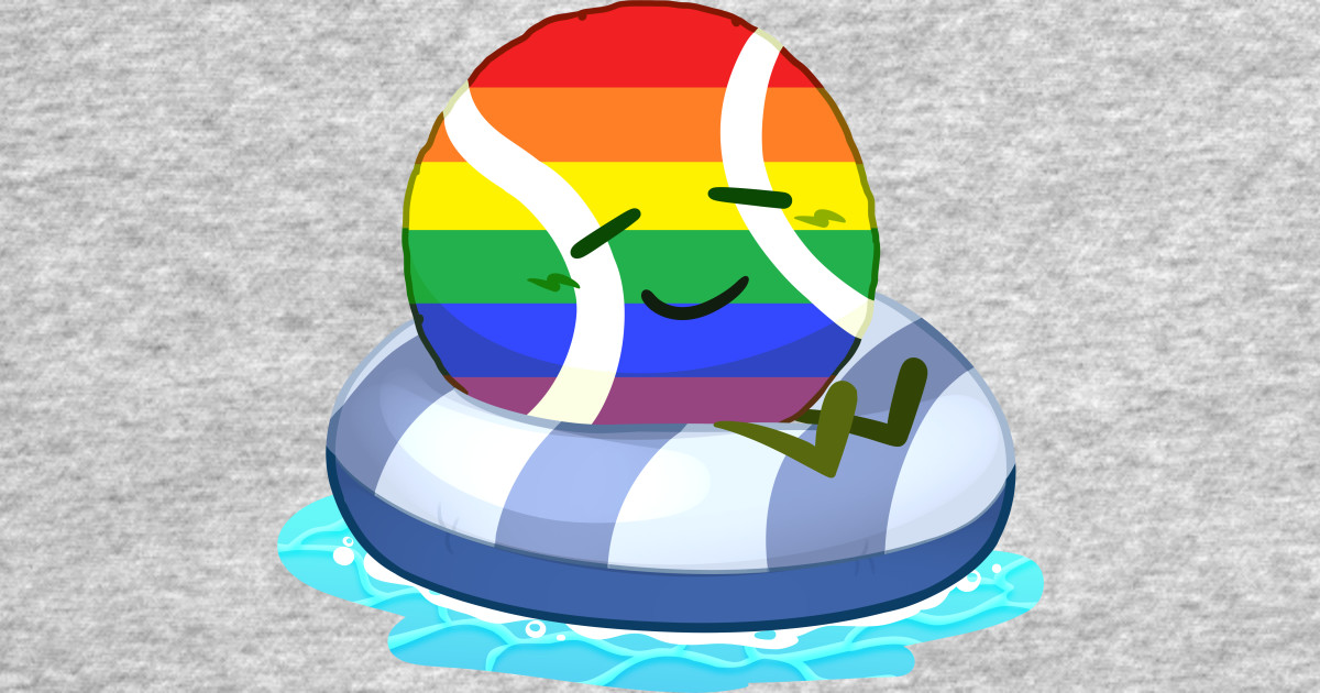 Tennis Ball Floatie (Gay) - Bfdi - T-Shirt | TeePublic