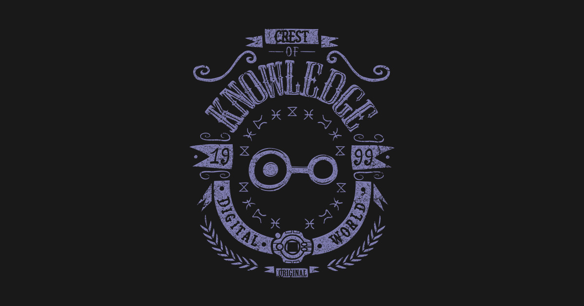 Digimon Crest of Knowledge - Tentomon - Izzy - Digimon - T-Shirt ...