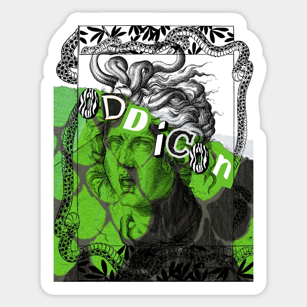 Medusa Snake Head - Snakes - Sticker | TeePublic