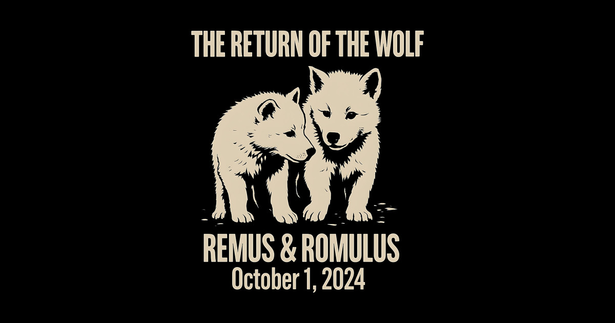 The Return of the Dire Wolf – Remus & Romulus Silhouette Design - Dire ...