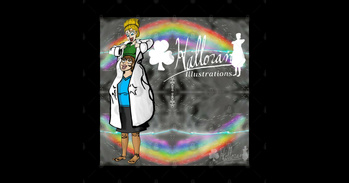 Halloran Illustrations Mascot and Logo - Logo And Mascot - Sticker ...