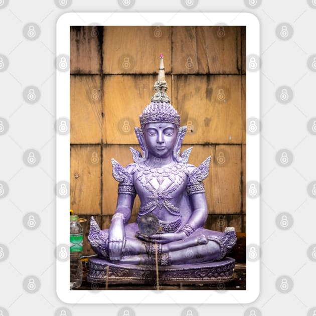 Buddhist artwork on the wild - Thailand - Sticker | TeePublic