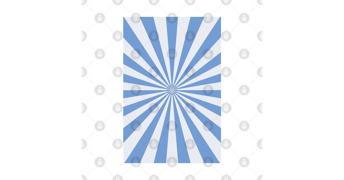 Light Blue sun ray pattern - Rays - T-Shirt | TeePublic