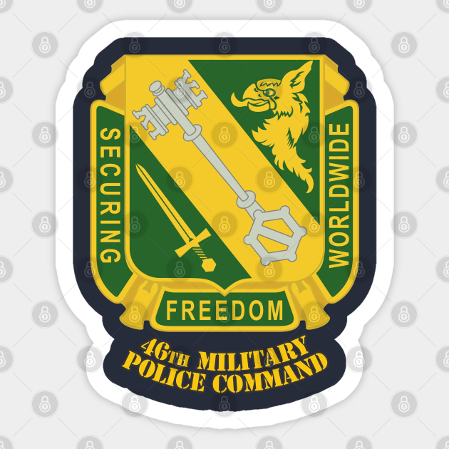 46th Military Police Command - 46th Military Police Command - Sticker ...