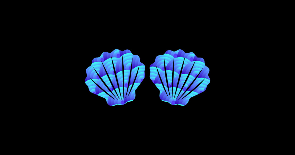 eal Purple Mermaid Shell Bra - Mermaid Sea Shell Bra Costume Tops ...