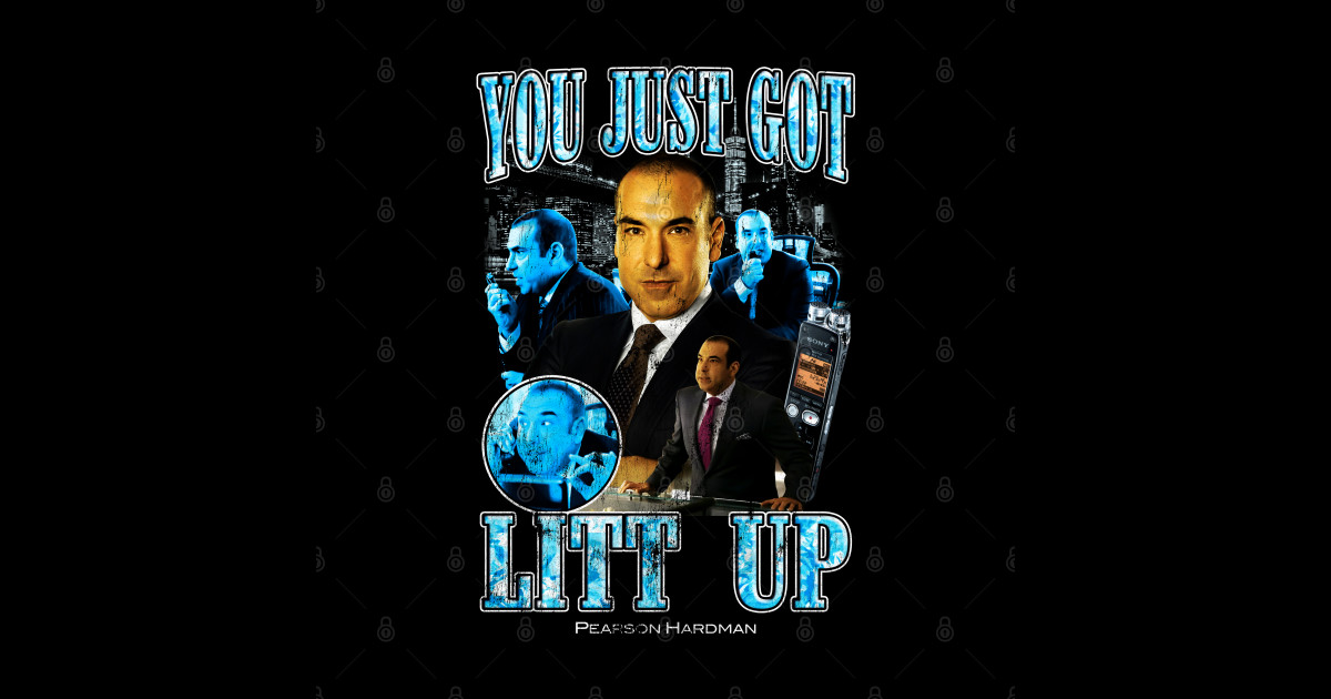 You Just Got Litt Up Suits Tv Show Louis Litt Sticker Teepublic