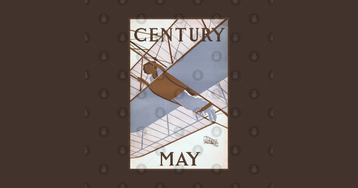 Poster for Century Magazine - Flying - T-Shirt | TeePublic
