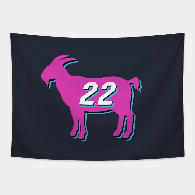 Jimmy Butler Miami Goat Qiangy - Jimmy Butler - Tapestry | TeePublic