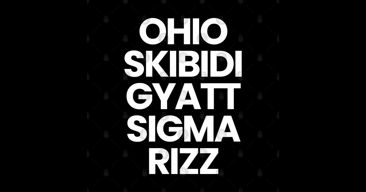 Ohio Skibidi Gyatt Sigma Rizz - Skibidi - Sticker | TeePublic
