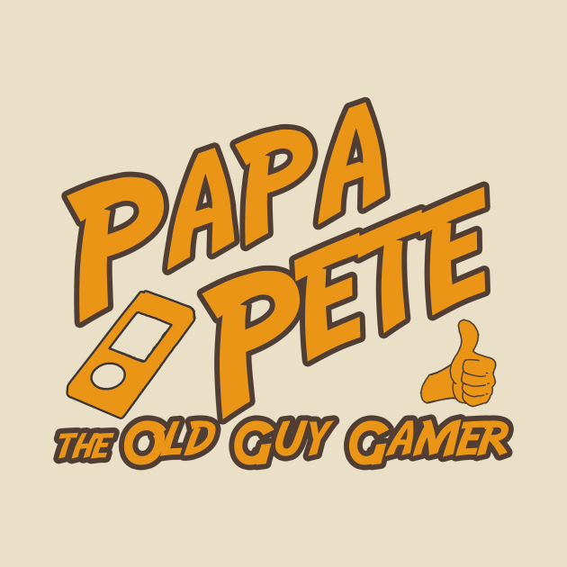 Papa Pete Text Logo #3 - Papa Pete - Mug | TeePublic