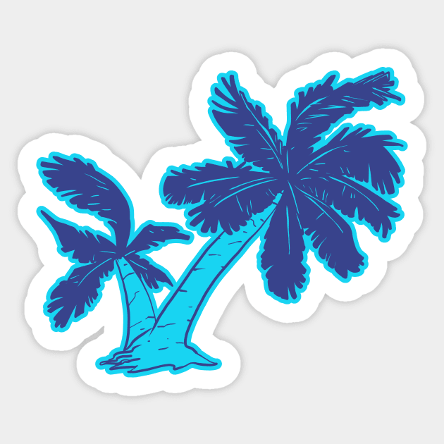 The Palm - Palm Tree - Sticker | TeePublic