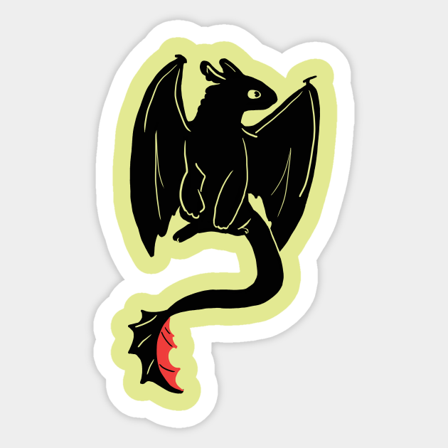 Toothless - Toothless - Sticker | TeePublic