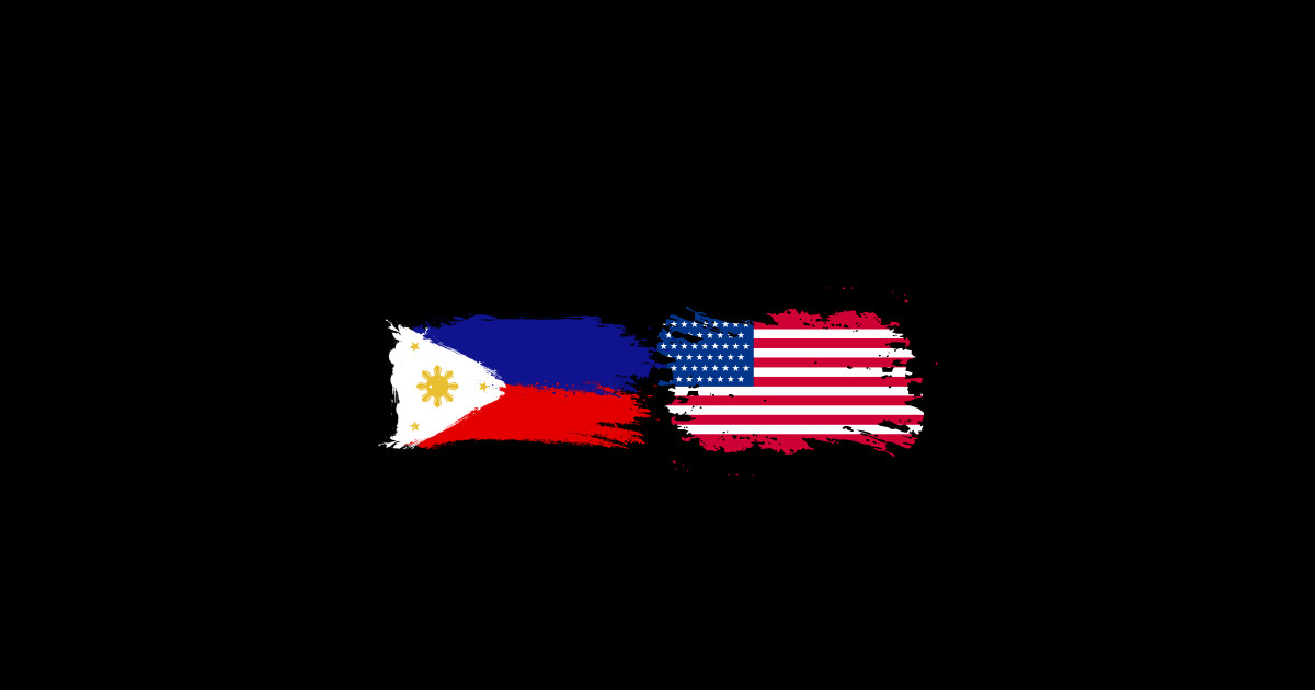 FIL-AM (Filipino American) w/Philippines Flag and American Flag - Fil ...