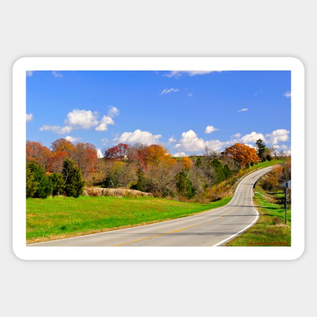 Highway Trails - Scenic - Sticker | TeePublic