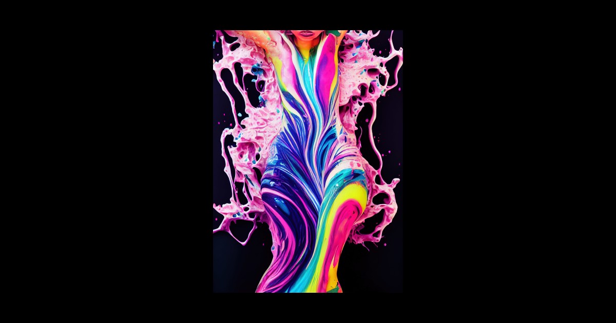 Painted Insanity Dripping Madness 7 - Abstract Surreal Expressionism ...