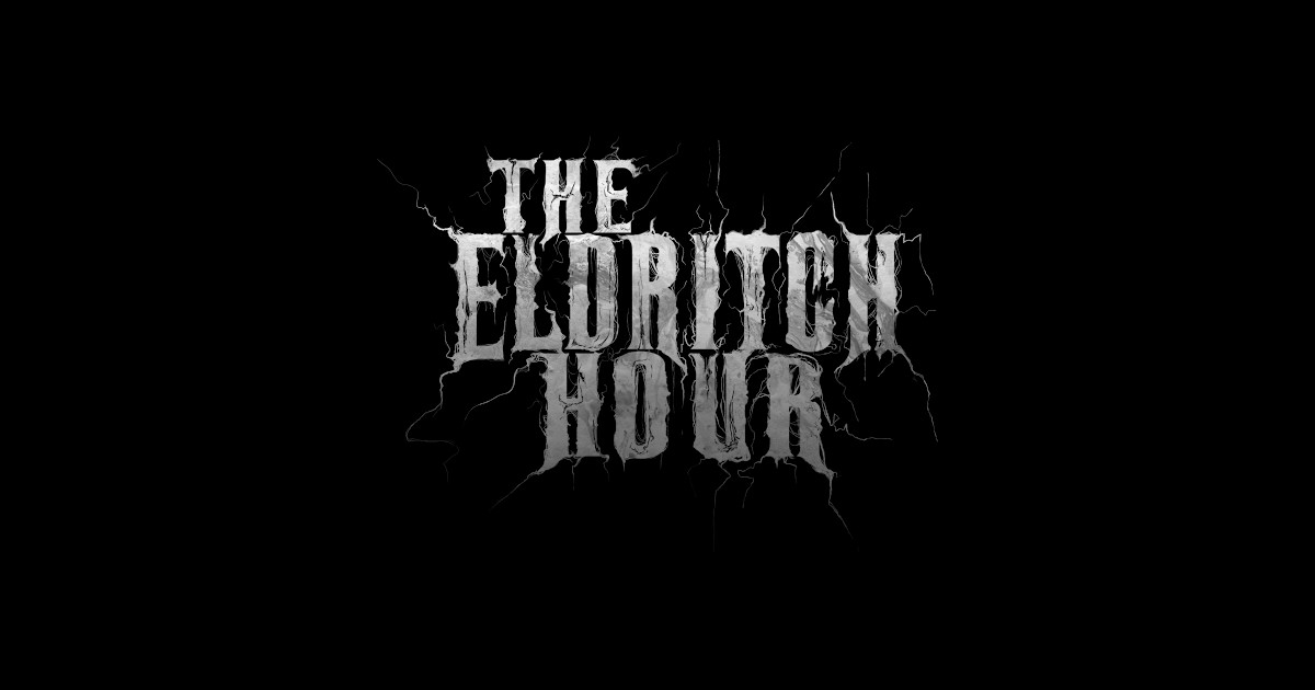 TEH Logo Creeping Text - The Eldritch Hour - Sticker | TeePublic
