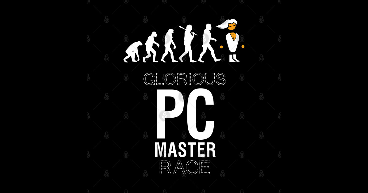 Glorious PC Master Race - Pc Master Race - Sticker | TeePublic