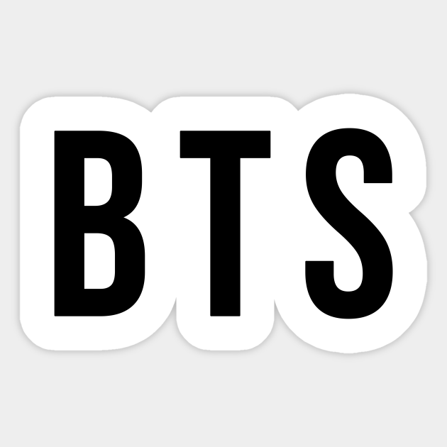 BTS front , APOBANGPO back - Bts - Sticker | TeePublic