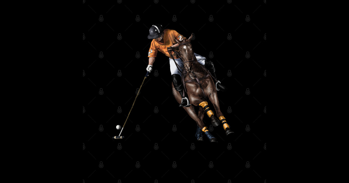 Polo - Player - Sticker | TeePublic