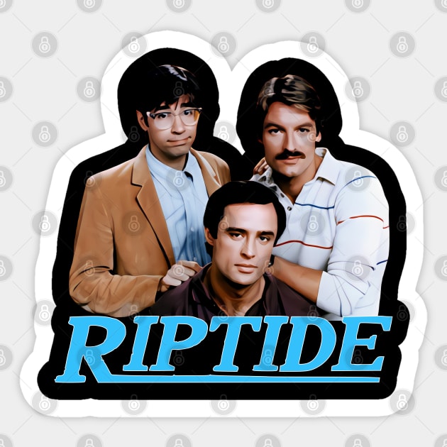 Riptide - Group - 80s Tv Show - Classic Tv Shows - Sticker | TeePublic