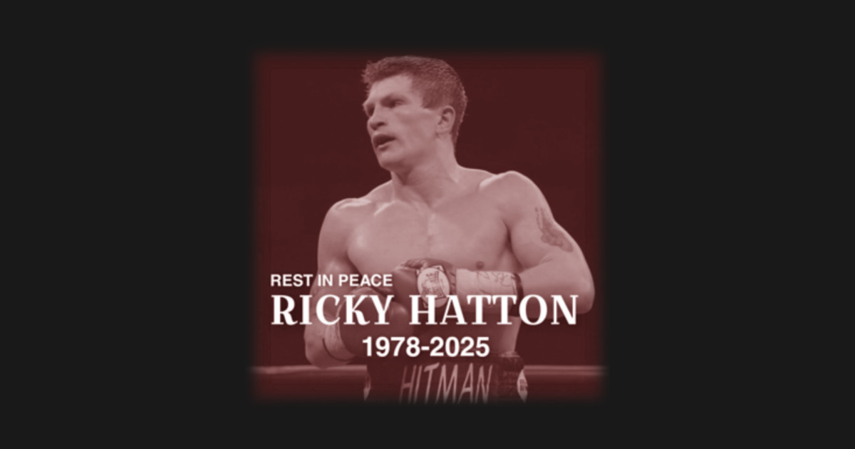 Boxing Legend Ricky Hatton RIP - Ricky Hatton - T-Shirt | TeePublic