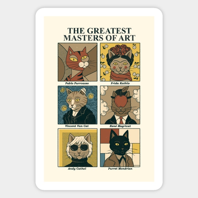 Masters of Art - Art History - Sticker | TeePublic