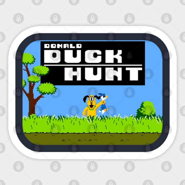 Donald Duck Hunt - Donald Duck - Sticker | TeePublic