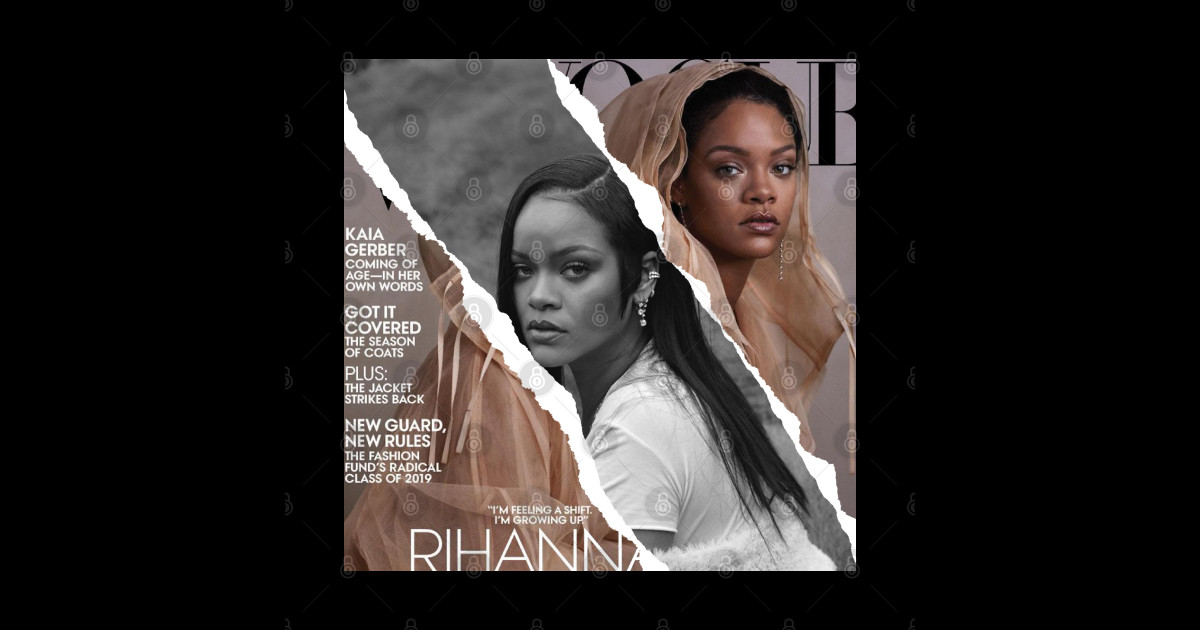 RIHANNA COLLAGE ART - Rihanna - Sticker | TeePublic