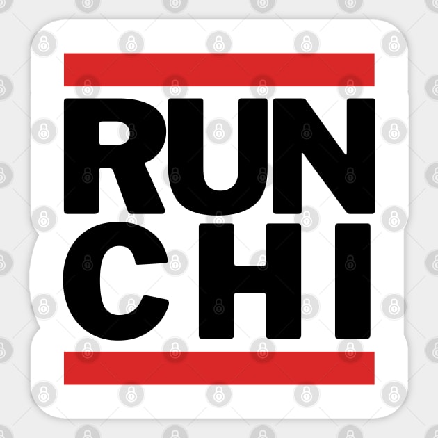 RUN CHI Chicago - Chicago - Sticker | TeePublic