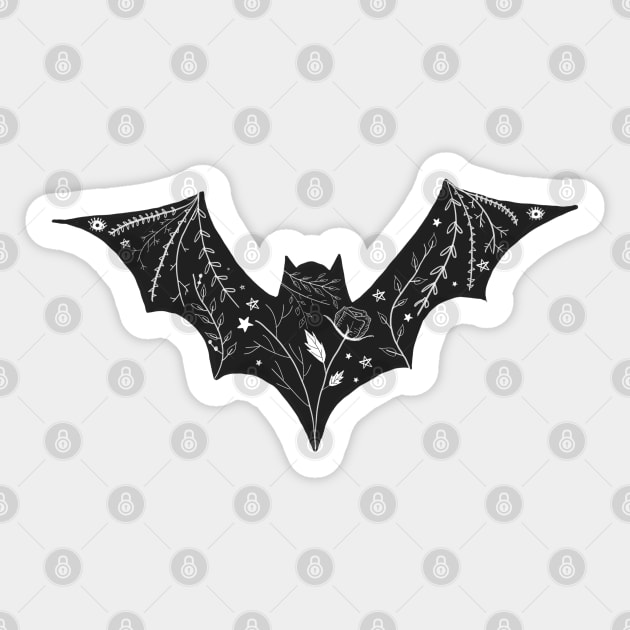 Halloween Gothic Bat - Gothic Bat - Sticker | TeePublic