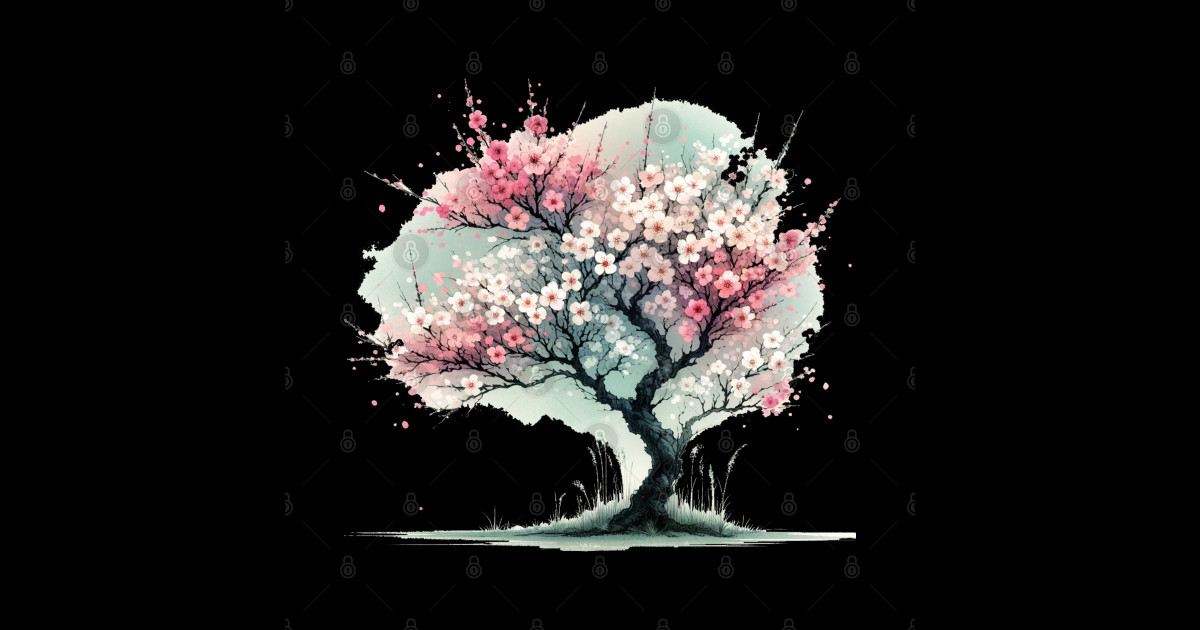 Blossom of Renewal Spring Awakening Illustration - Blossom Of Renewal ...