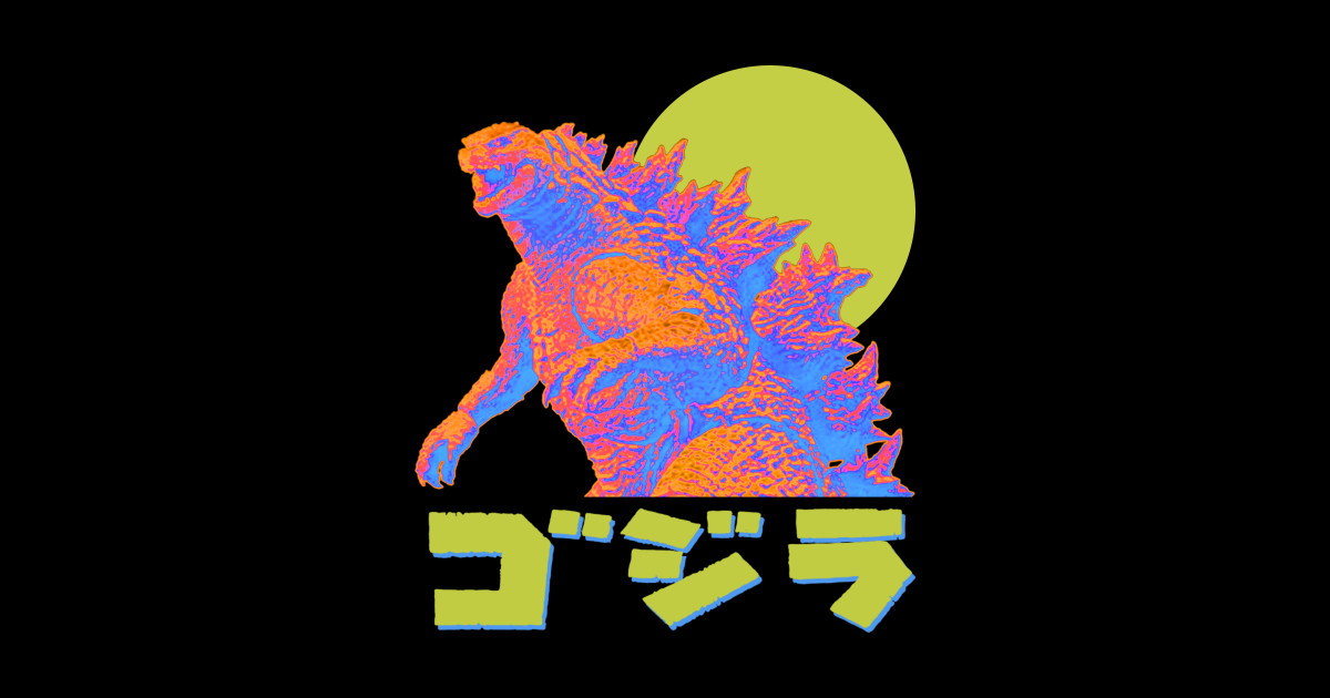 Electric Godzilla - Godzilla - Posters and Art Prints | TeePublic