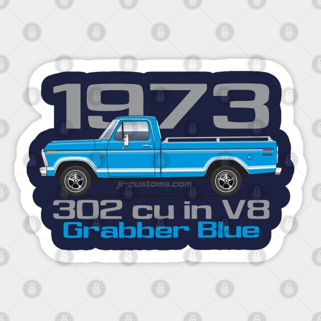 Explorer-Grabber Blue - 1973 Explorer - Sticker | TeePublic