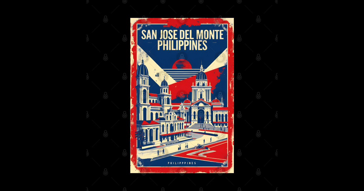 San Jose del Monte Philippines 1950s Vintage Poster Tourism Travel ...
