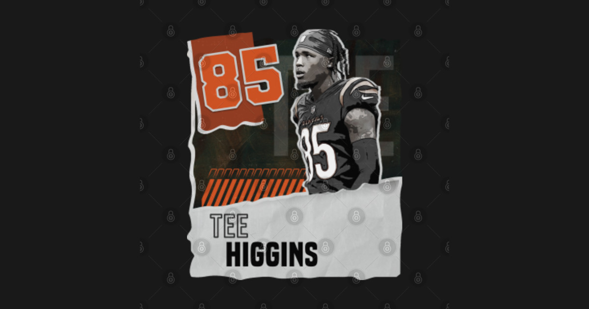 Tee Higgins Football Poster Style 2 - Higgins - T-Shirt | TeePublic