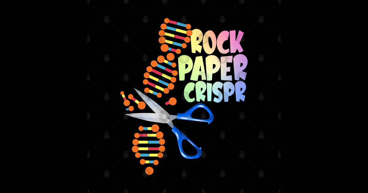Rock Paper Crispr DNA - Rock Paper Crispr Dna - Sticker | TeePublic