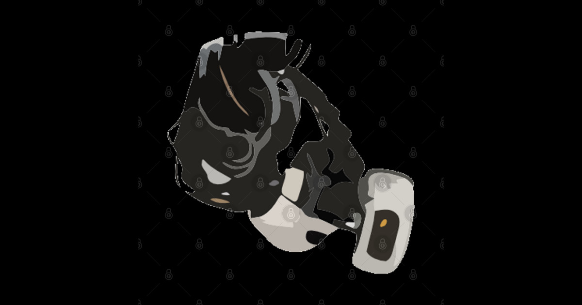 Glados Portal Painting - Portal - Sticker | TeePublic