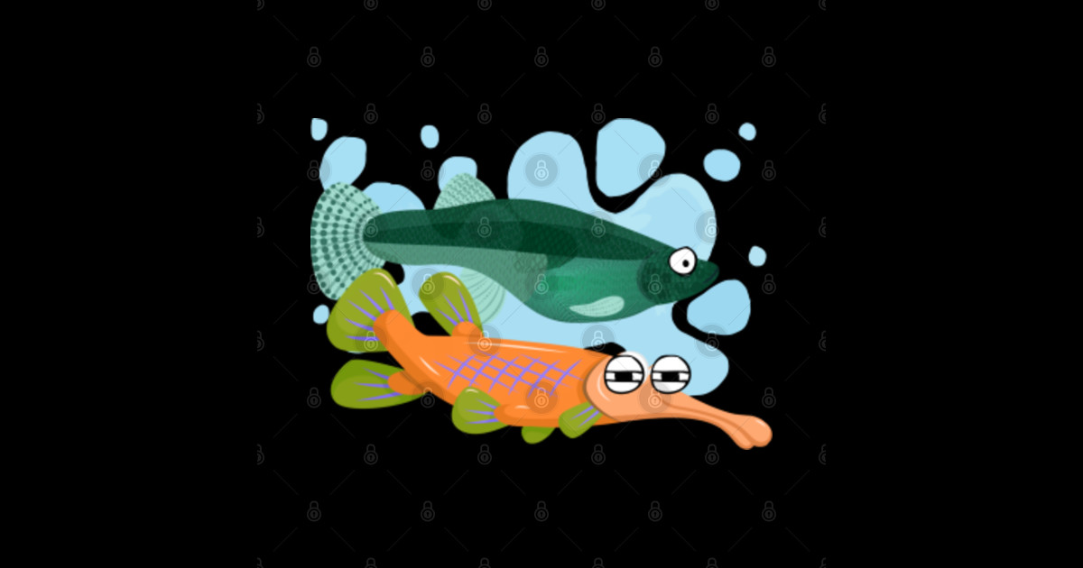 Cool Fishing - Fish - Sticker | TeePublic