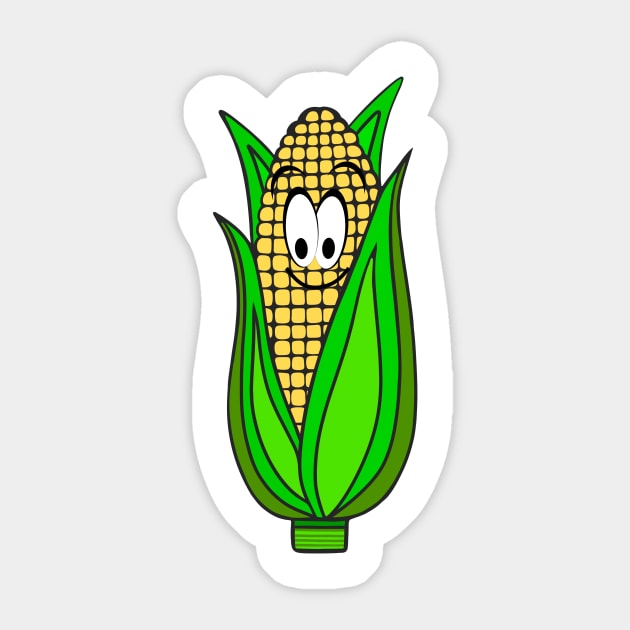 Corn On The Cob - Corn On The Cob - Sticker | TeePublic