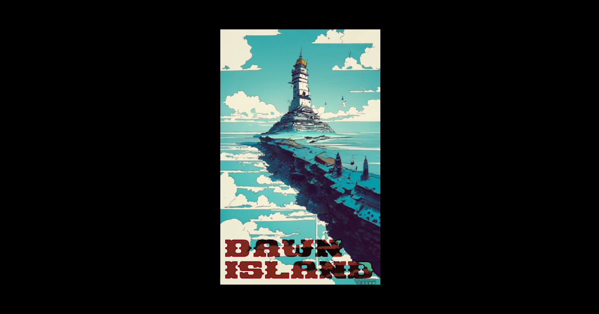 Dawn Island - One Piece - Sticker | TeePublic