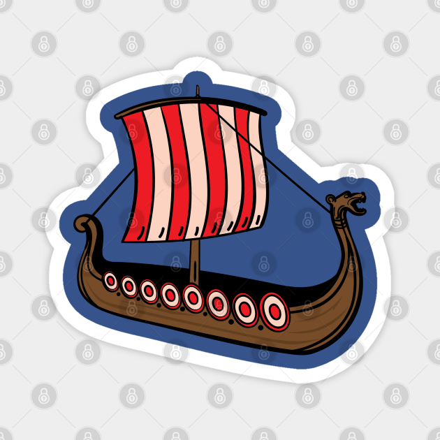 magnet Viking Ship Kitchen & Dining Refrigerator Magnets Home & Living ...