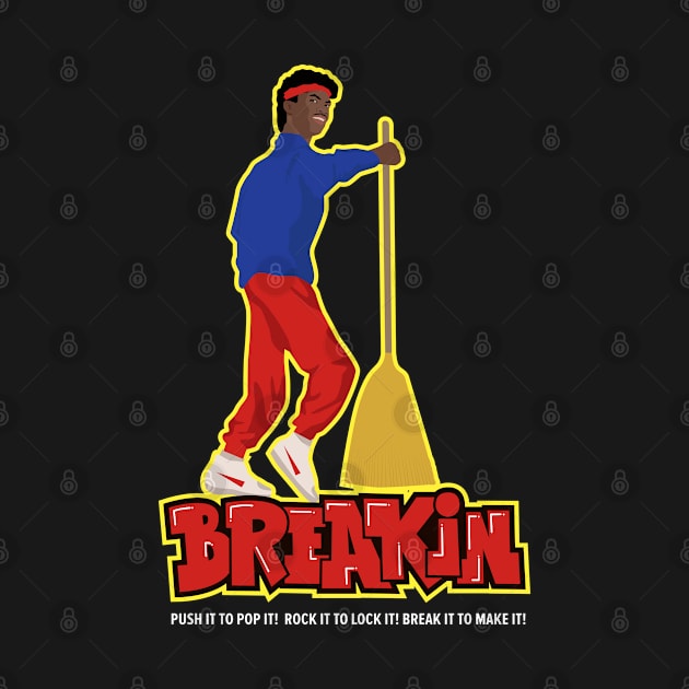 Turbo’s Iconic Broom Dance - Breakin’ Illustration - Turbo Breakin - T ...