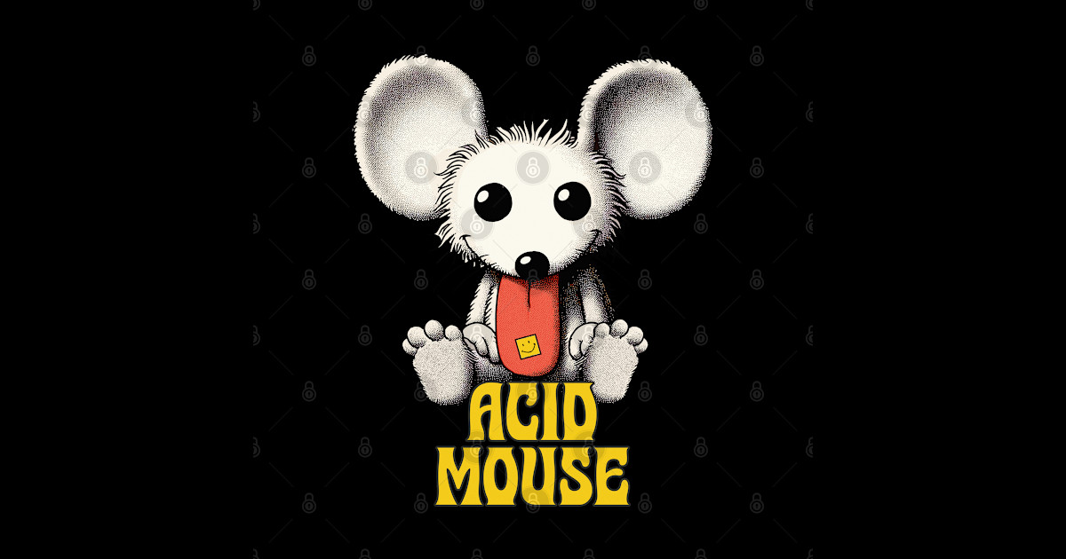 Acid Mouse - Acid House - Sticker | TeePublic