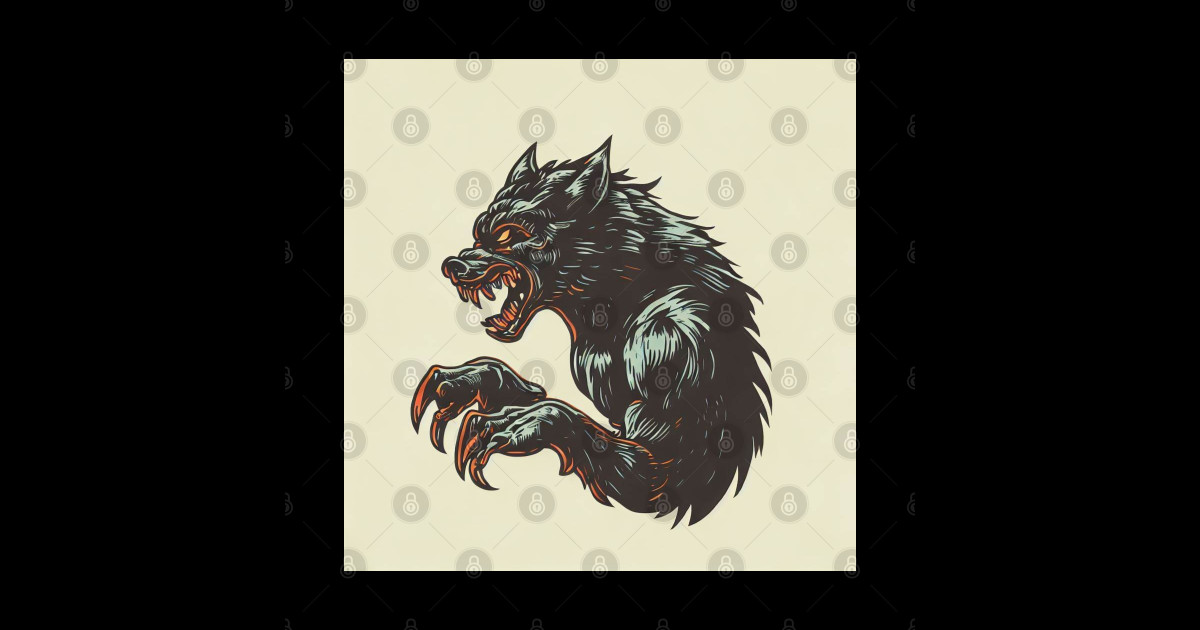 WEREWOLF - Werewolf - Sticker | TeePublic