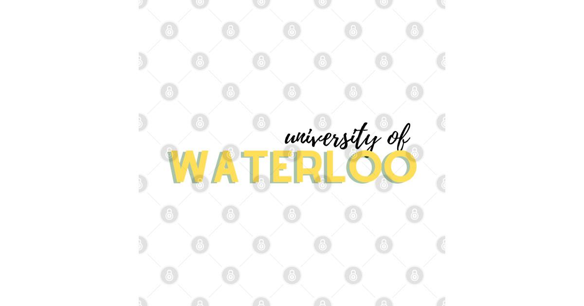 University of Waterloo - Waterloo - T-Shirt | TeePublic