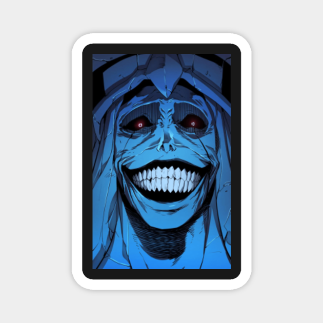 Solo Leveling Statue Of God Smile (Art Design) - Solo Leveling - Magnet ...