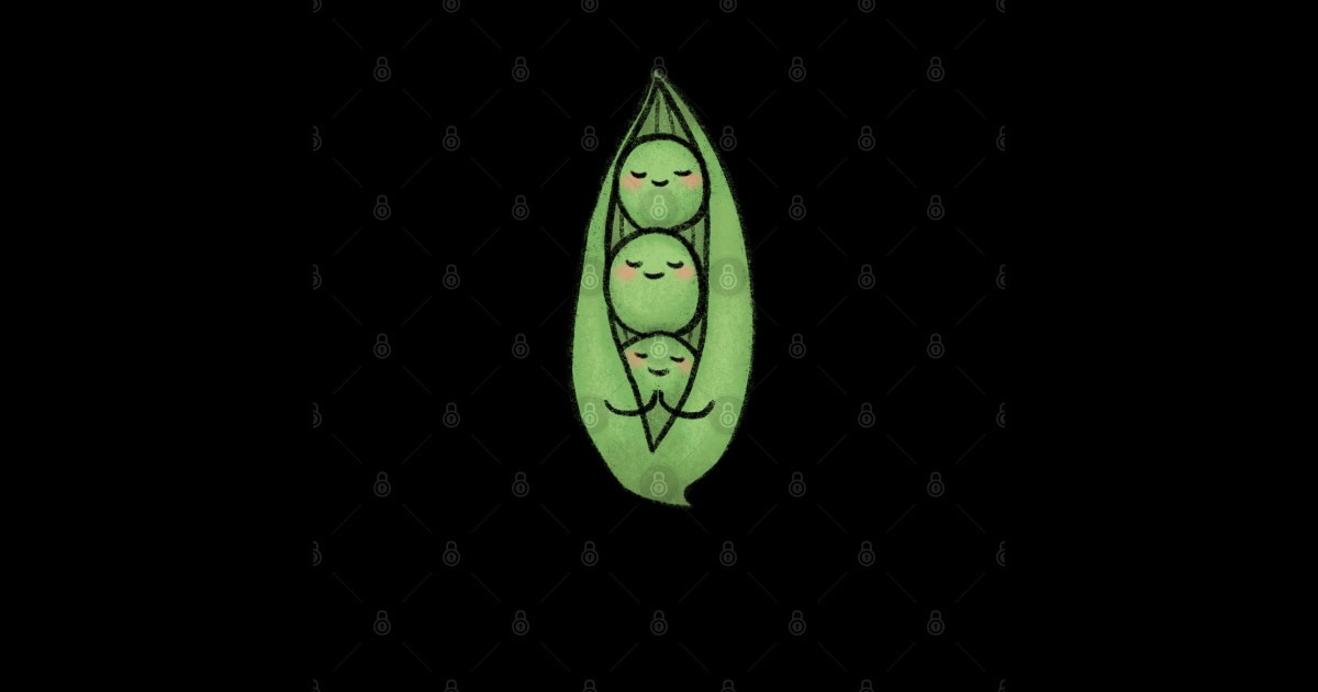 Find Your Inner Peas - Puns And Humor - Sticker | TeePublic