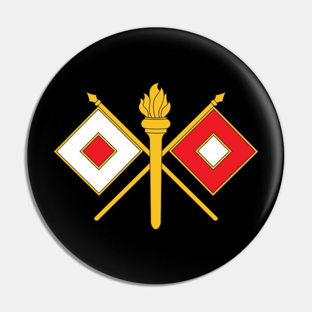 U.S. Army Signal Corps (USASC) Branch Emblem - Us Army - Pin | TeePublic